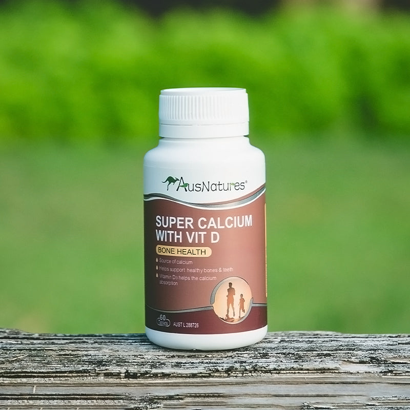 AusNatures® Super Calcium with Vit D - 60 Tablets